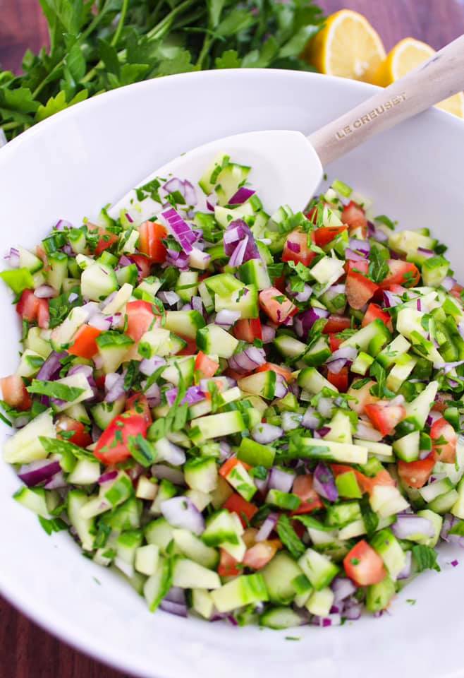 (Persian Cucumber and Tomato Salad) – Maral in the Kitchen