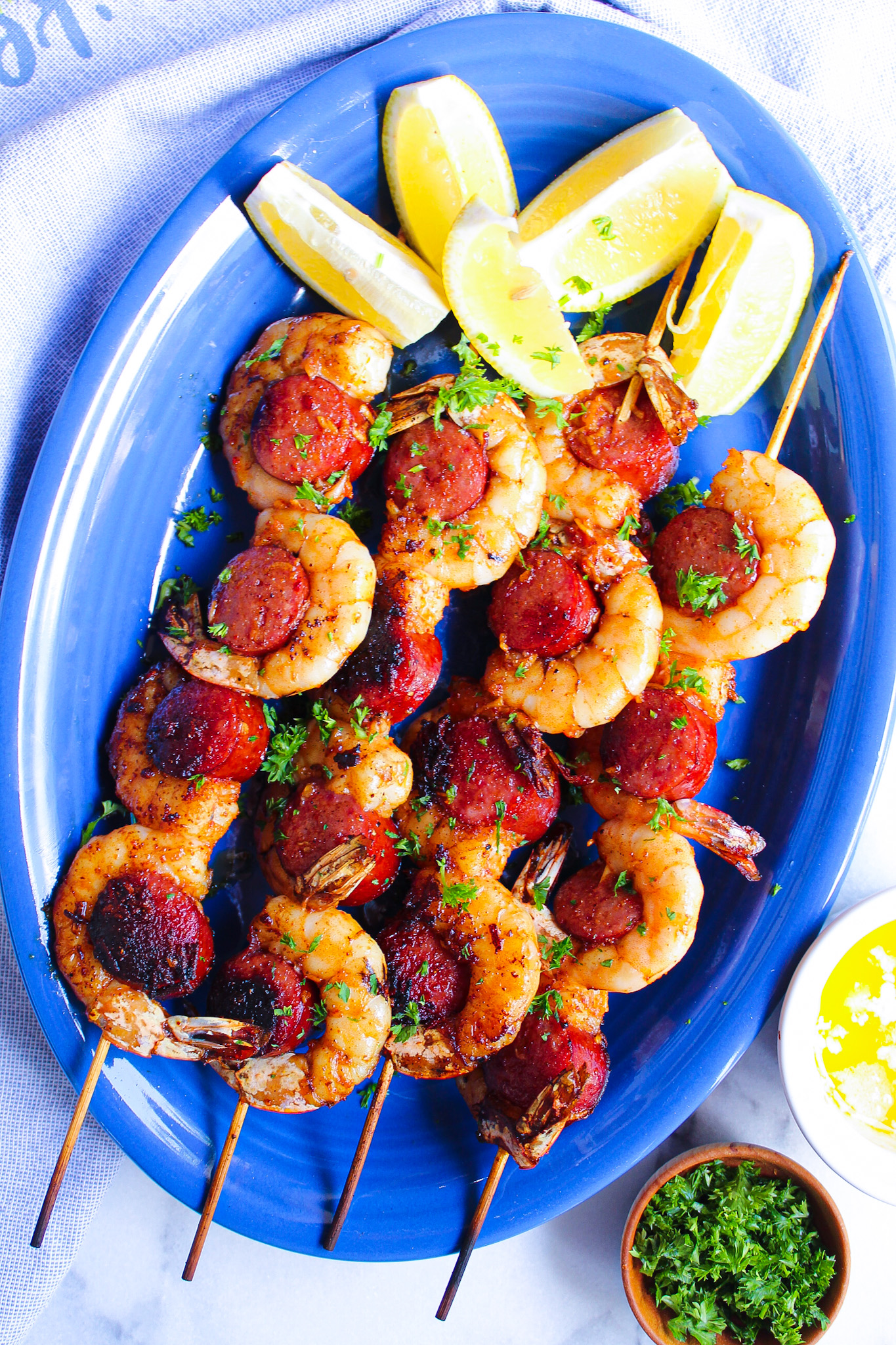 (Sausage & Shrimp Kabobs) – Maral in the Kitchen